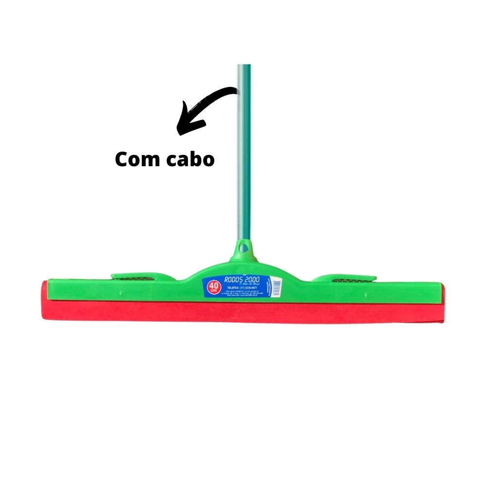 RODO PLASTICO 40 CM EVA DUPLO - RODOS 2000 - Brasão Embalagens